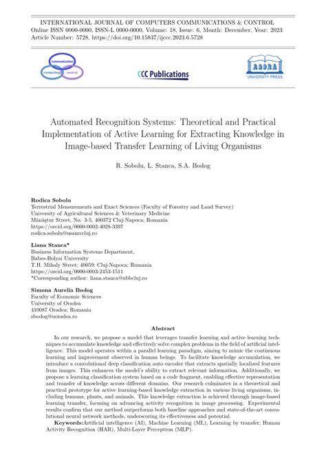 Pdf Automated Recognition Systems Theoretical And Practical Implementation Of Active Learning