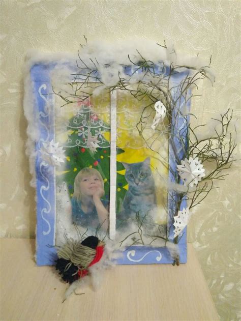 Зимнее окно Зимние поделки Поделки Осенние поделки