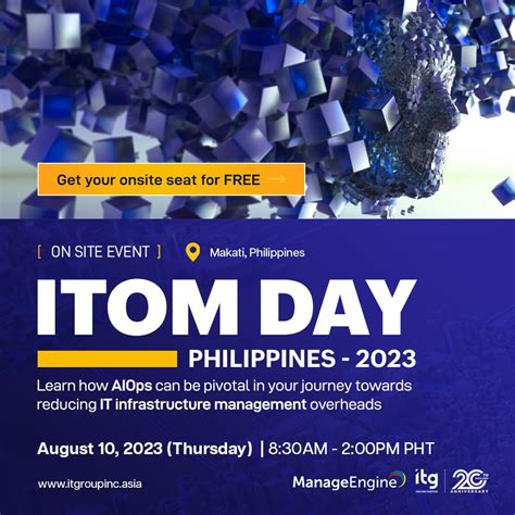 Itgroupinc Manageengine Aiops Itomday Digitaltransformation Artificialintelligence It