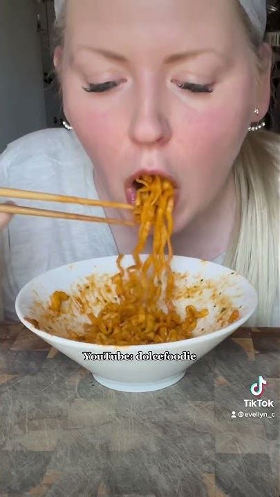 Asmr Cheesy Fire Noodles 🔥 Bites Only Youtube
