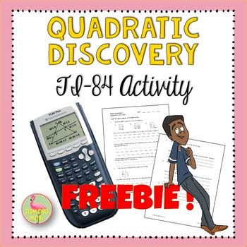 TI Quadratic Discovery Activity Freebie By Flamingo Math By Jean Adams
