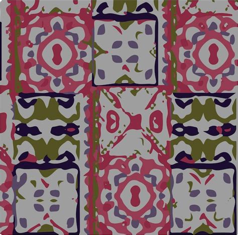 Premium Vector Abstract Graphical Seamless Pattern Vector Illustration