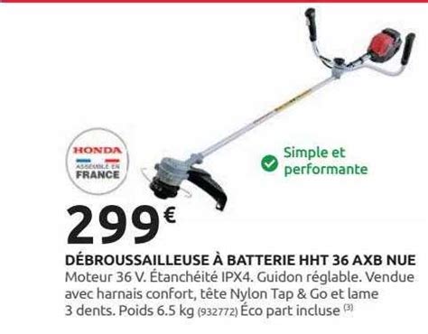 Promo Débroussailleuse à Batterie Hht Axb Nue chez Rural Master iCatalogue fr