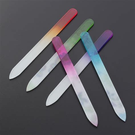 Festfends 5pack Glass Nail Tools For Manicure Nail Buffer Block For