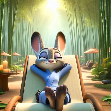 Ai Fanart Judy Hopps Resting Karate Feet 3 By Maxthecyanbird On Deviantart