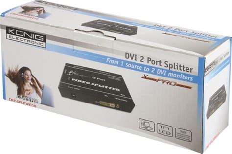 K Nig CMP SPLITDVI10 Video Splitter Bol Com