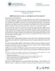301 Exercises Case3 Pdf IS 301 Foundations Of Information Systems