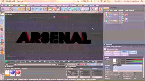 Glossy 3D Text|Cinema 4D Tutorial - YouTube