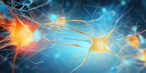 Abstract Neuronal Network Concept Stock Illustration Illustration Of