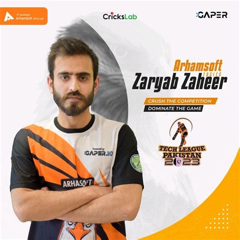 zaryab zaheer on linkedin arhamsoftcricketteam techleague2023