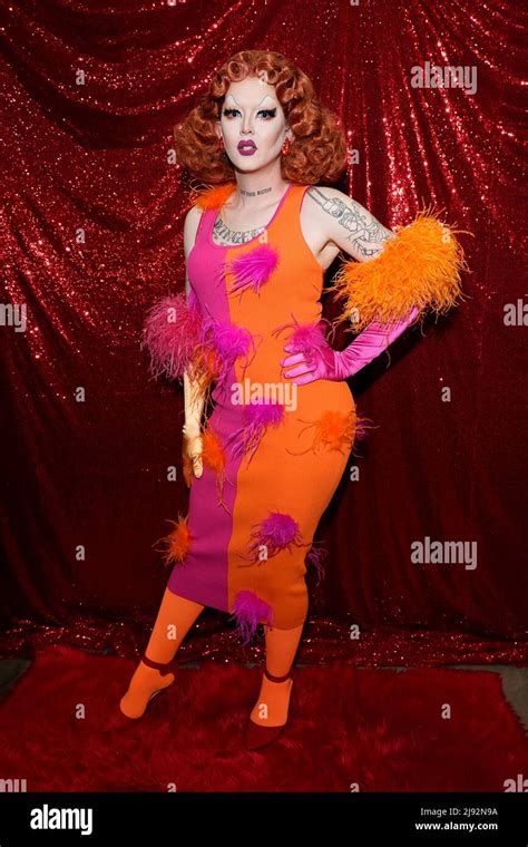 Aiden Shane Poses At The 2022 Rupaul Dragcon Day 1 Held At The La
