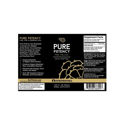 Pyłek Sosnowy W Płynie Pine Pollen Pure Potency 50 Ml