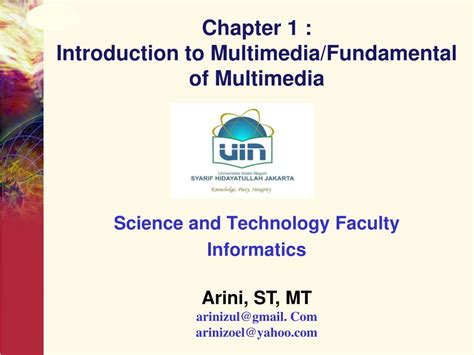 ppt chapter 1 introduction to multimedia fundamental of multimedia
