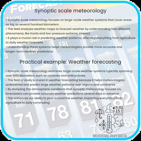 synoptic scale meteorology patterns analysis and forecasting
