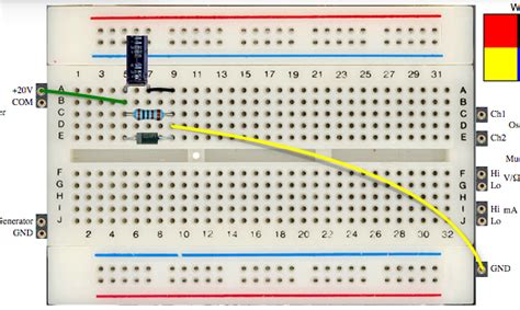 Solved Which Breadboard Shows The Resistor Diode And Chegg