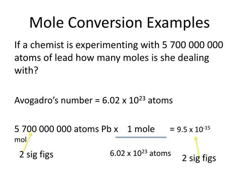 Ppt Chemistry 20 Mole Conversions Powerpoint Presentation Free Download Id 2012278