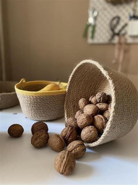 Кошик із джута для зберігання еко декор корзинка для хранения декор