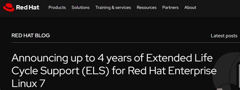 红帽为 rhel 7 提供长达 4 年的延长生命周期支持 知乎