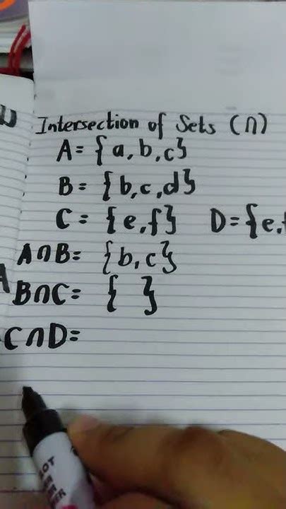 Grade 7 Math Intersection Of Sets Youtube