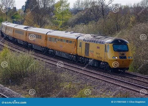 Network Rail Plain Line Pattern Recognition Test Train Editorial Image