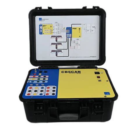 Circuit Breaker Analyzer For Industrial Use Model Namenumber Cbscan