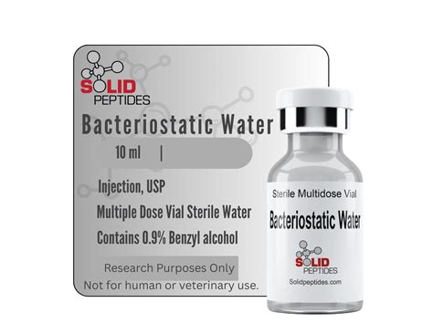 Bacteriostatic Water Reconstitution Solution For Medications 30ml