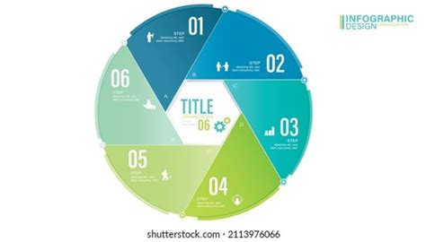 Vector Infographic Circle Cycle Diagram Stock Vector Royalty Free