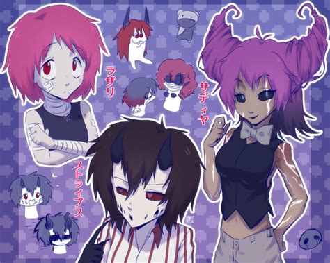 Zalgoid Girlies By Anniecancry On Deviantart