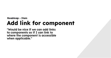 Add Link For Component Spectate Roadmap