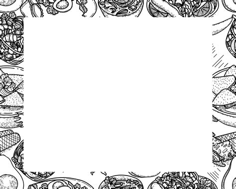 Mexican Menu Border Design