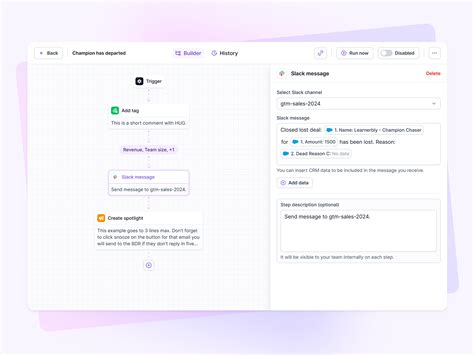 Workflow Slack Message By Eugen Eşanu For Lantern On Dribbble