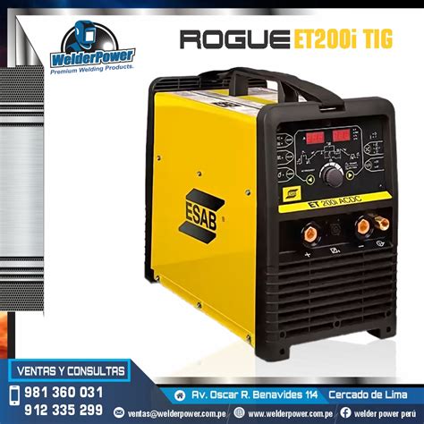 Maquina De Soldar Rogue Et 202ip Esab Welder Power Premium Welding