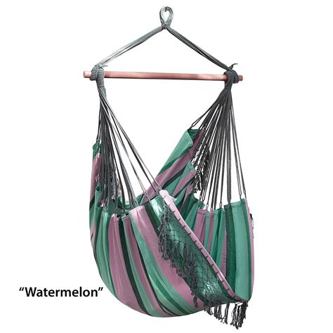 Vivere Brazilian Hammock Chair Watermelon Bulk Steals