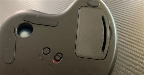 Logitech Ergo M575 Battery Cover By Duffwv Download Free Stl Model