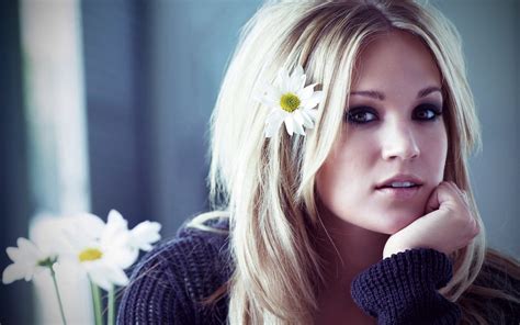 Women Carrie Underwood Flowers Wallpapers HD Desktop And Mobile