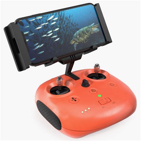 Underwater Drone Controller With Smartphone 3d Model 49 3ds Blend