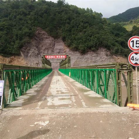 Permanent Assembly Steel Suspension Bridge Panel Structure Bailey Bridge And Steel Bridge