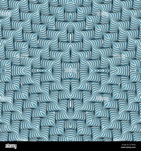 Vector Line Pattern With Distortion Effect Stock Vector Image And Art Alamy