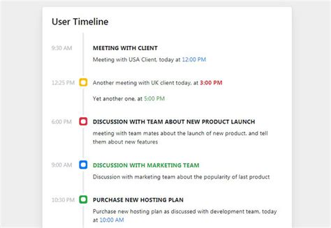 Great Bootstrap Timeline Examples To Use In Your Projects