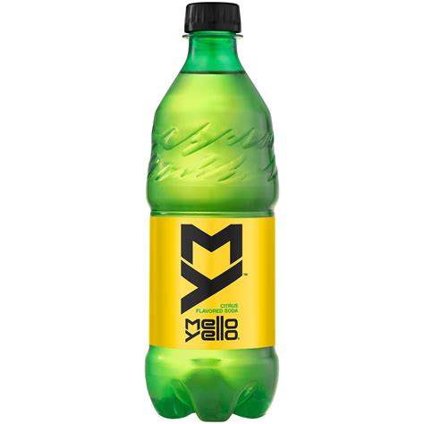 Mello Yello Citrus Flavored Soda 20 Fl Oz