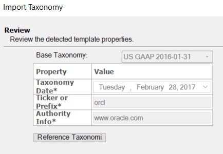 Importing A Taxonomy Into Taxonomy Designer