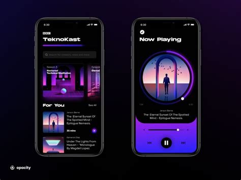 podcast app ui design in 2024 app ui design music app design app ui