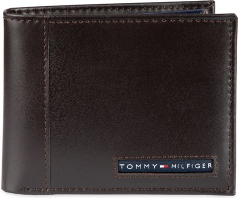 Funda de piel auténtica Tommy Hilfiger para hombre con múltiples