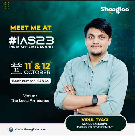 Vipul Tyagi On Linkedin Ias23 Ias2023 Shoogloo Ias2023
