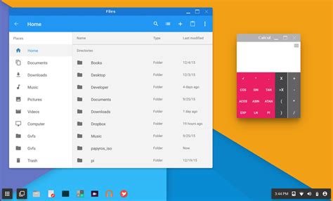 material design inspired linux distro papyros looks amazing softpedia