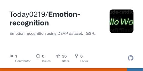 Github Today0219emotion Recognition Emotion Recognition Using Deap