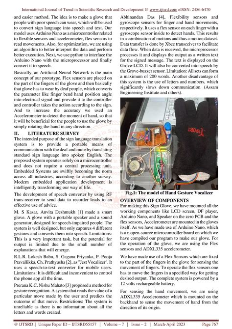 hand gesture vocalizer pdf ear nose and throat conditions diseases and conditions