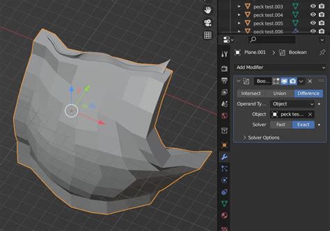 Shrinkwrap Inverting Mold Making Booleans Shrink Wrap Blender