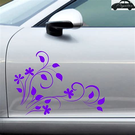 Pegatina Flower Butterfly Sticker Car Decal Posters Vinyl Wall Decals
