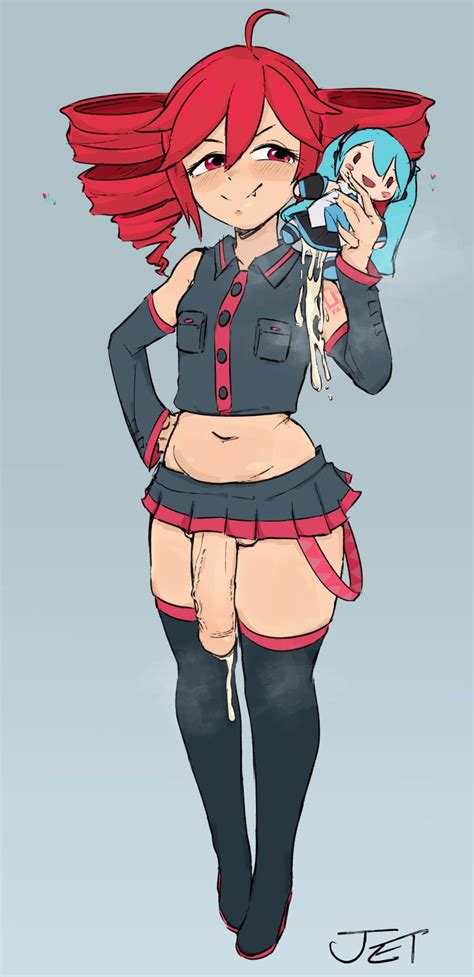 Rule 34 1futa 1girls After Sex Belly Clothed Clothing Cum Drill Hair Female Futa Only Futanari